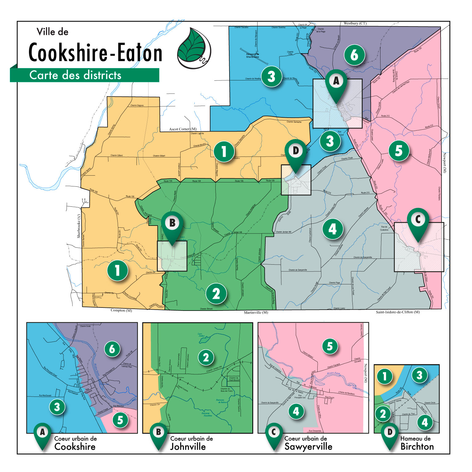 Élections municipales - Ville de Cookshire-Eaton